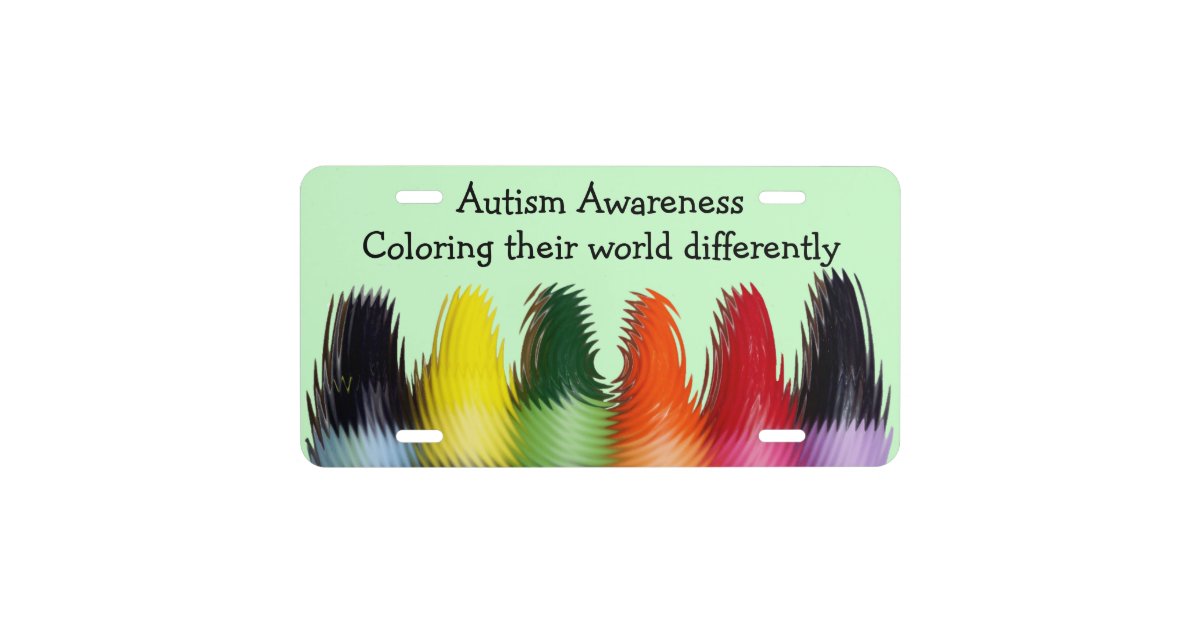 Autism License Plate | Zazzle