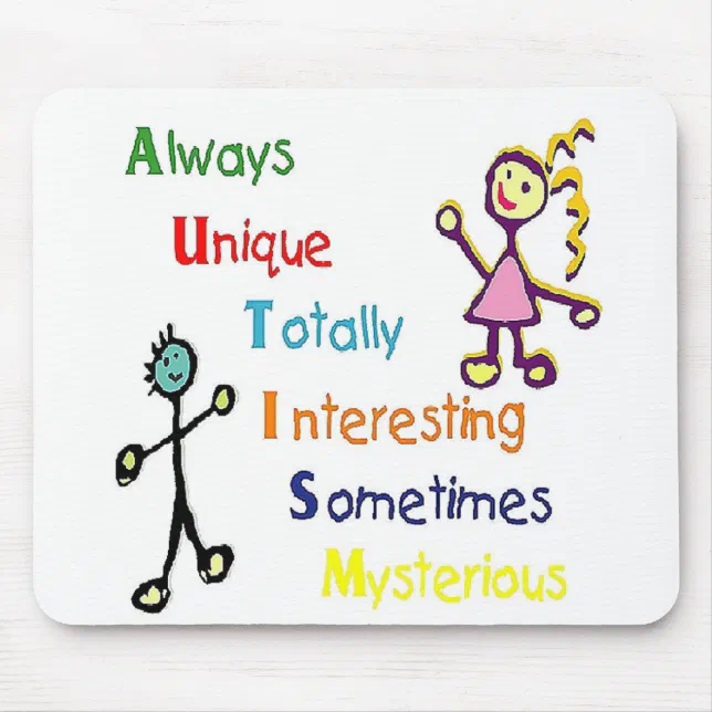 AUTISM MOUSE PAD | Zazzle