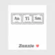 Autism Periodic Table Element Autism Awareness Sticker | Zazzle