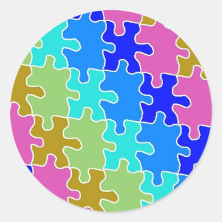 Autism Puzzle Piece Stickers | Zazzle