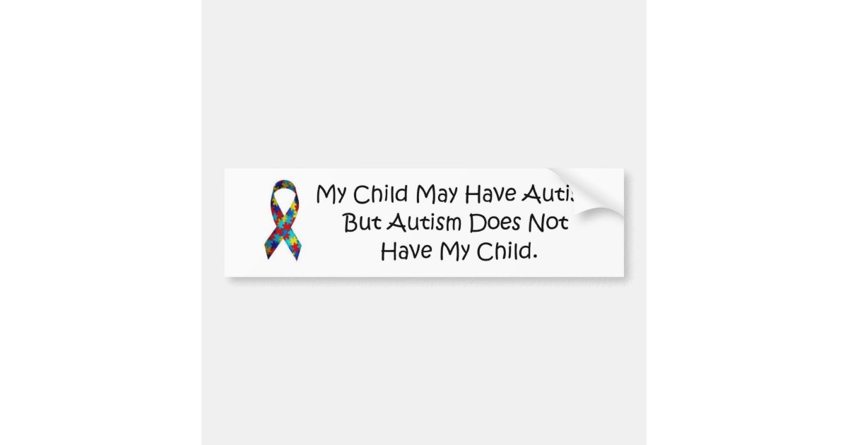 Autism Support Bumper Sticker | Zazzle