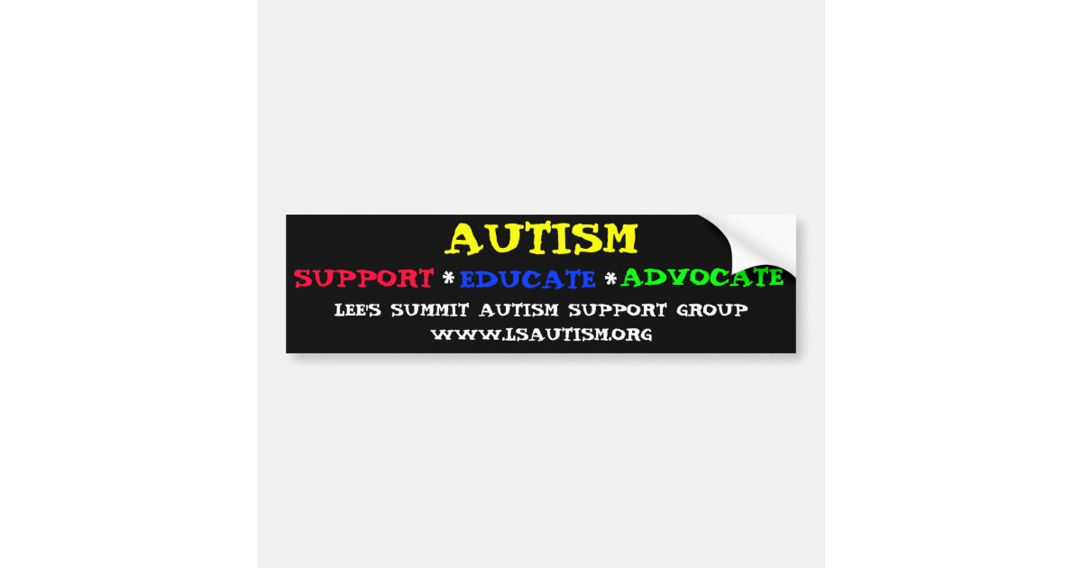 Autism Support Bumper Sticker | Zazzle.com