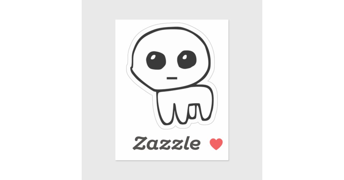 Autism TBH Creature Autism creature Sticker | Zazzle