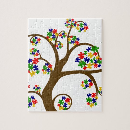 Autism Tree of Life Jigsaw Puzzle | Zazzle.com