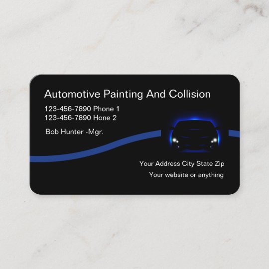 Auto Body And Collision Business Card | Zazzle.com