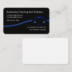 Auto Body And Collision Business Card | Zazzle