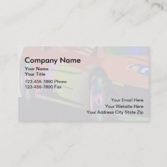 Auto Body Business Cards | Zazzle