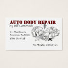 Auto Body Repair Business Card | Zazzle.com