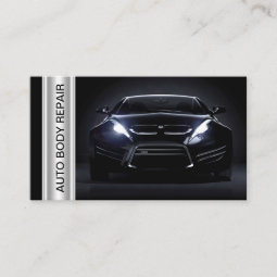 Auto Body Collision Shop Business Cards | Zazzle