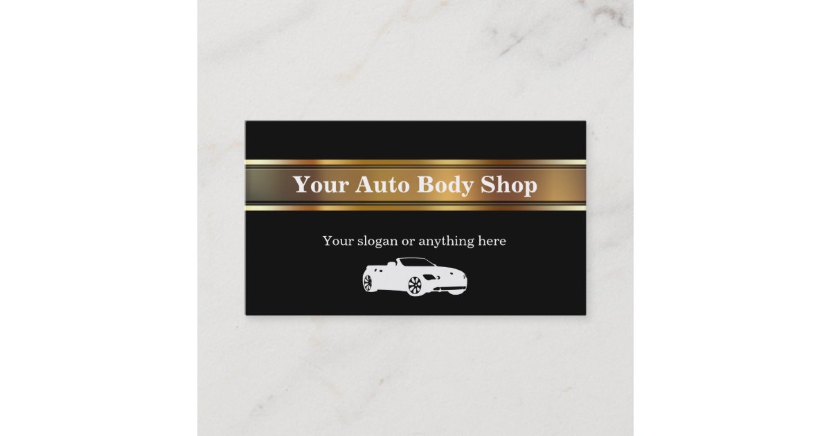 Auto Body Repair Business Cards | Zazzle