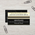 Auto Body Shop Business Card | Zazzle
