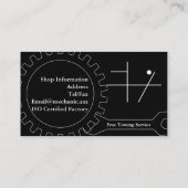 Auto Body Shop Business Card | Zazzle