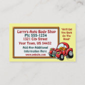 Auto Body Shop Business Card | Zazzle