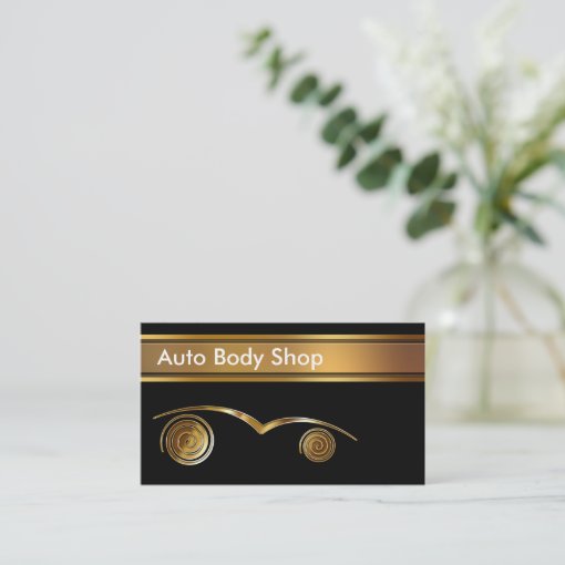 Auto Body Shop Business Cards | Zazzle