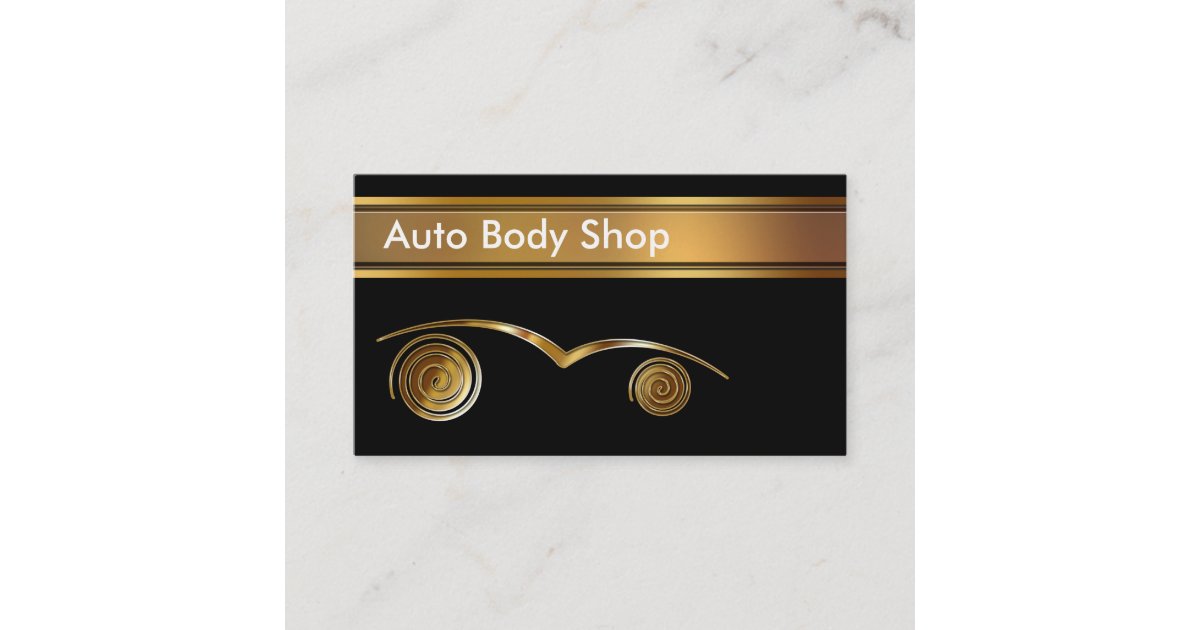 Auto Body Shop Business Cards | Zazzle