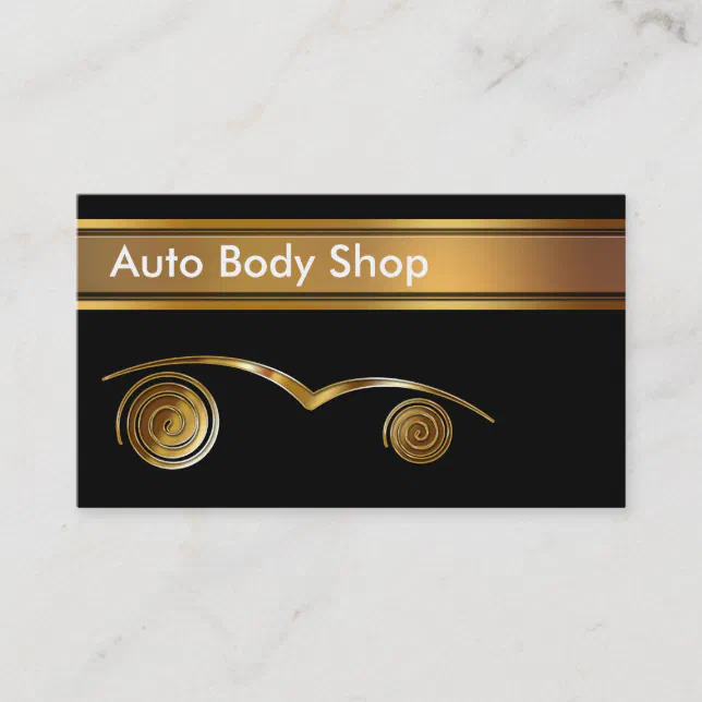 Auto Body Shop Business Cards | Zazzle