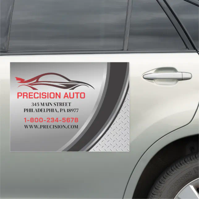 Auto Body Work Custom Car Paint Detailing Collison Magnet | Zazzle