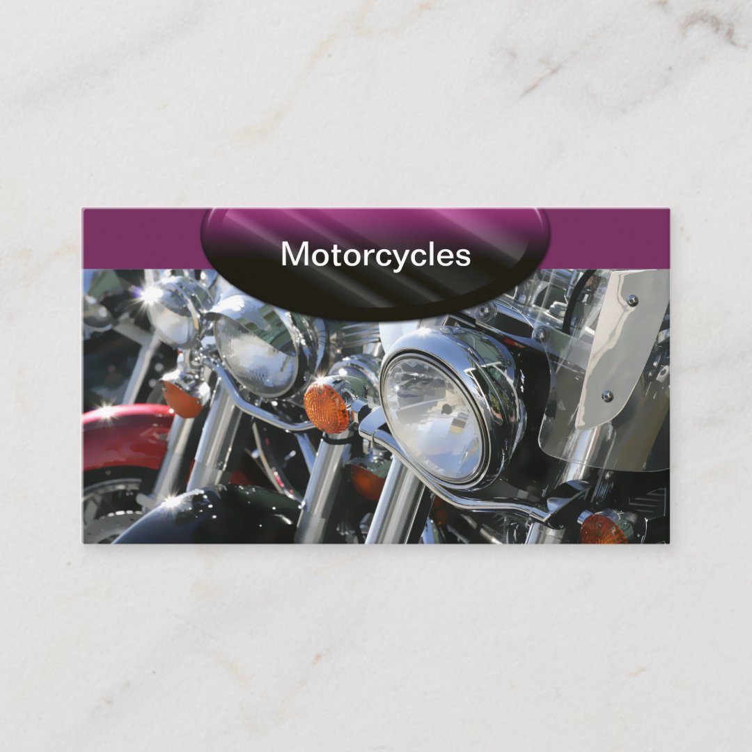 Auto Business Cards Motorcycles | Zazzle
