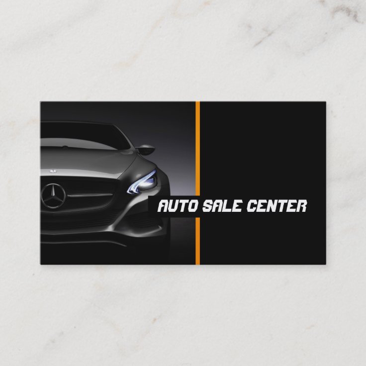 Auto, Car, Dealer Business Card | Zazzle