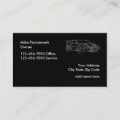 Auto Collision And Body Shop Business Card | Zazzle