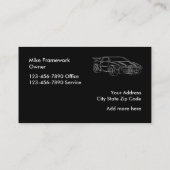 Auto Collision And Body Shop Business Card | Zazzle