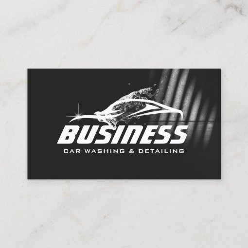 Auto Detailing Automotive Professional Car Business Card | Zazzle
