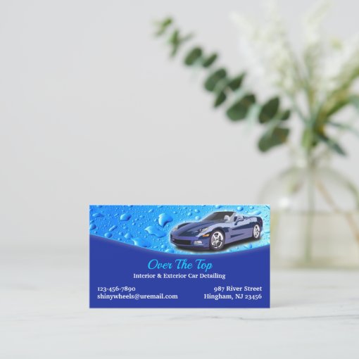 Auto Detailing Business Card | Zazzle