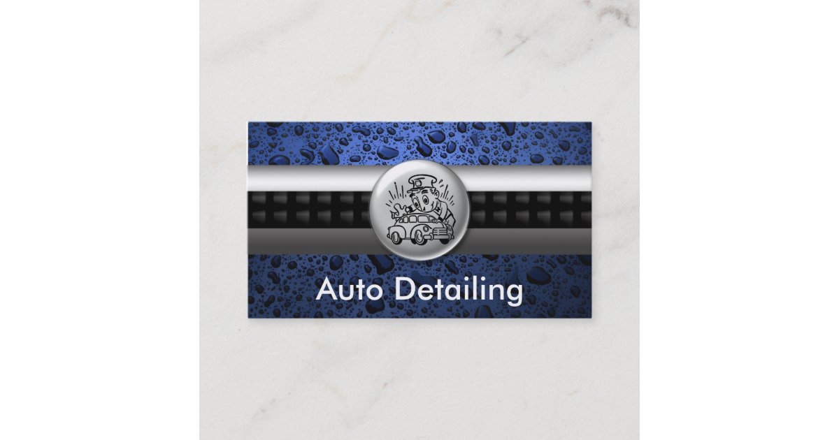 Auto Detailing Business Cards | Zazzle