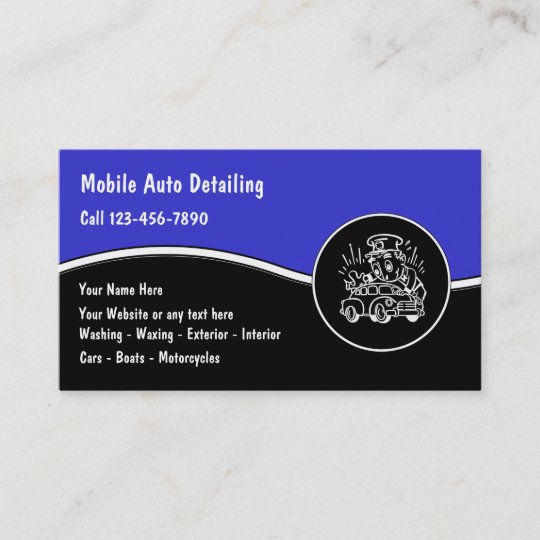 Auto Detailing Business Cards Zazzle