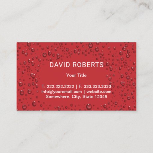 Auto Detailing Car Wash Modern Red Cleaning Business Card | Zazzle