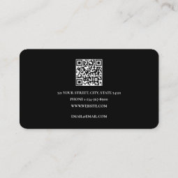 Auto Detailing Cleaning Auto Repair QR Code Business Card | Zazzle