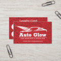 Auto Detailing Modern Red Car Cleaning Loyalty Business Card | Zazzle