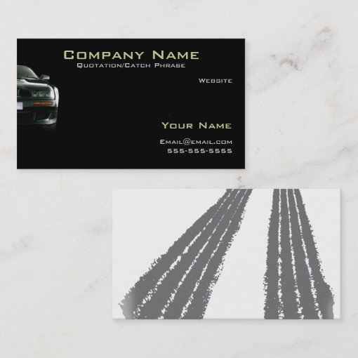 Auto/Insurance Business card | Zazzle