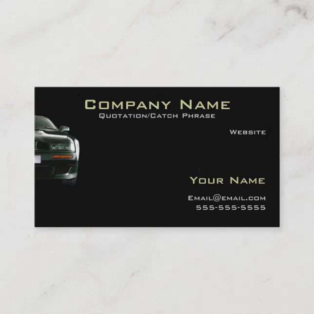 Auto/Insurance Business card | Zazzle