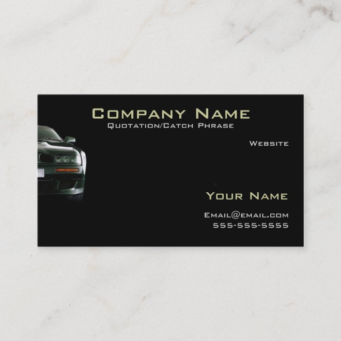 Auto/Insurance Business card | Zazzle.com
