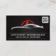 Auto Logo | Sports Car | Speedometer | QR Code Business Card | Zazzle