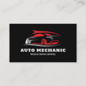 Auto Mechanic Automotive Repair Service Business Card | Zazzle