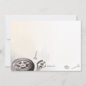 Auto Mechanic Retirement Party Invitation | Zazzle