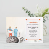 Auto Mechanic Retirement Party Invitation | Zazzle