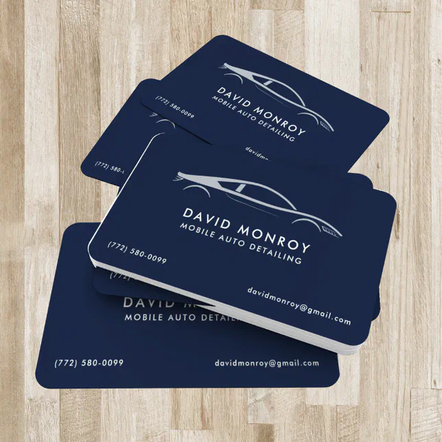 Auto Mobile Car Detailing Business Card | Zazzle