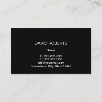 Auto Parts Professional Automotive Car Business Card | Zazzle