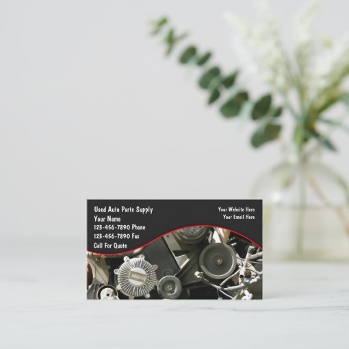 Auto Parts Salvage Business Cards | Zazzle