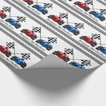Auto Racing Wrapping Paper | Zazzle