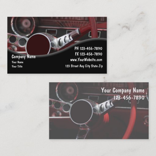 Auto Repair Business Cards | Zazzle