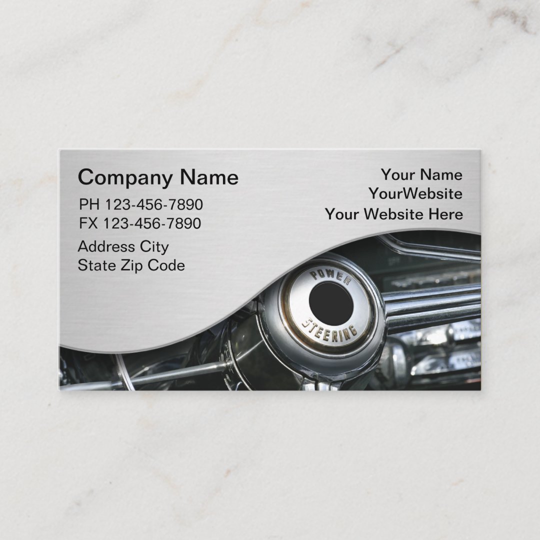 Auto Repair Business Cards | Zazzle