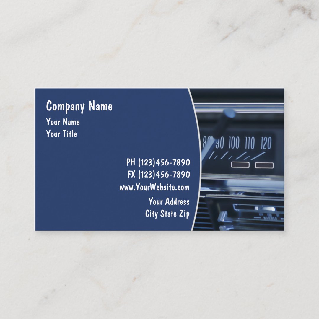 Auto Repair Business Cards | Zazzle