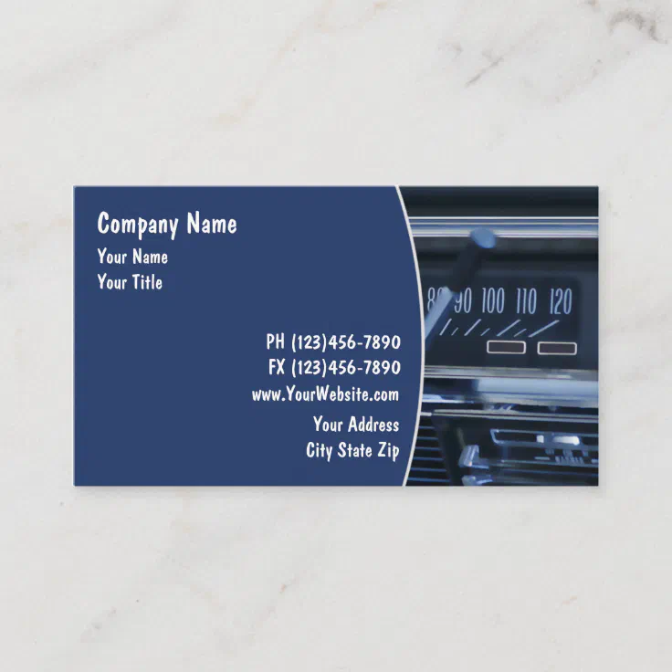 Auto Repair Business Cards | Zazzle