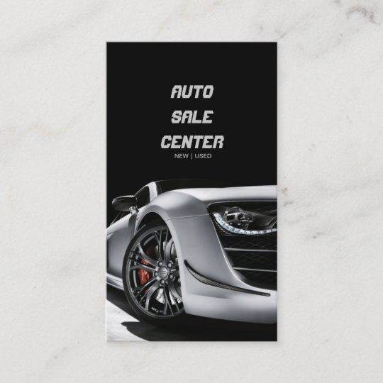 Auto Sale Car Dealership Business Card | Zazzle.com