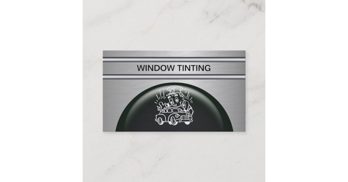 Auto Window Tinting Business Cards | Zazzle