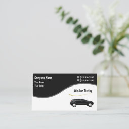 Auto Window Tinting Cards | Zazzle